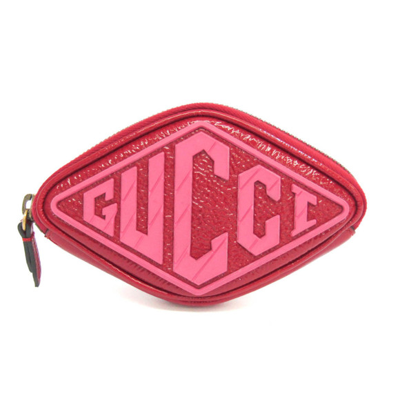 Gucci | Bags | Gucci Patent Rubber Game Patch Logo Wrist Bag 52438 ...
